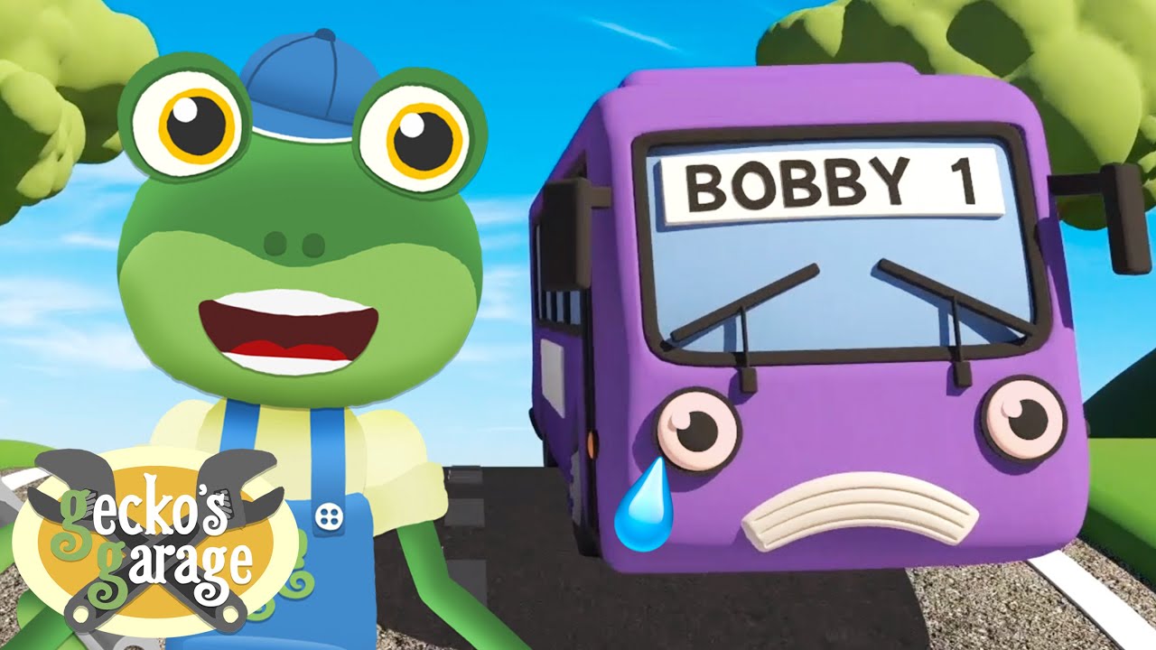 Why Is Bobby the Bus so SAD? | Gecko's Garage | Vehicles For Kids ...