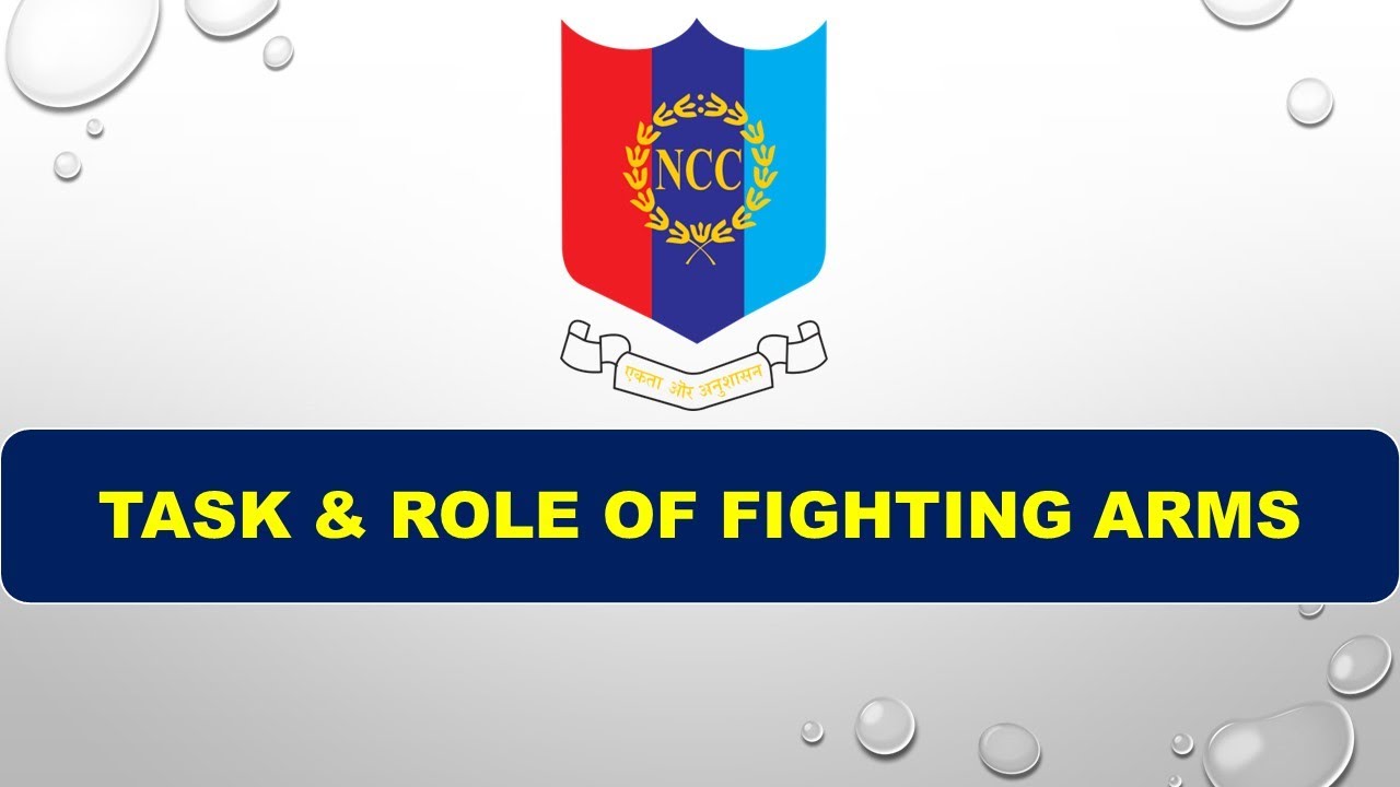 Tasks And Roles of Fighting Arms NCC - YouTube