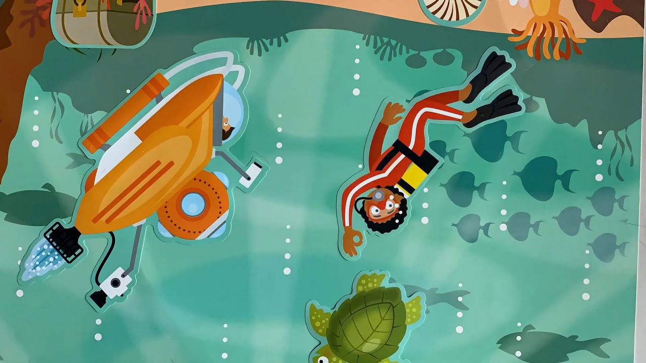 Sorry it’s upside down Ocean stop motion - YouTube