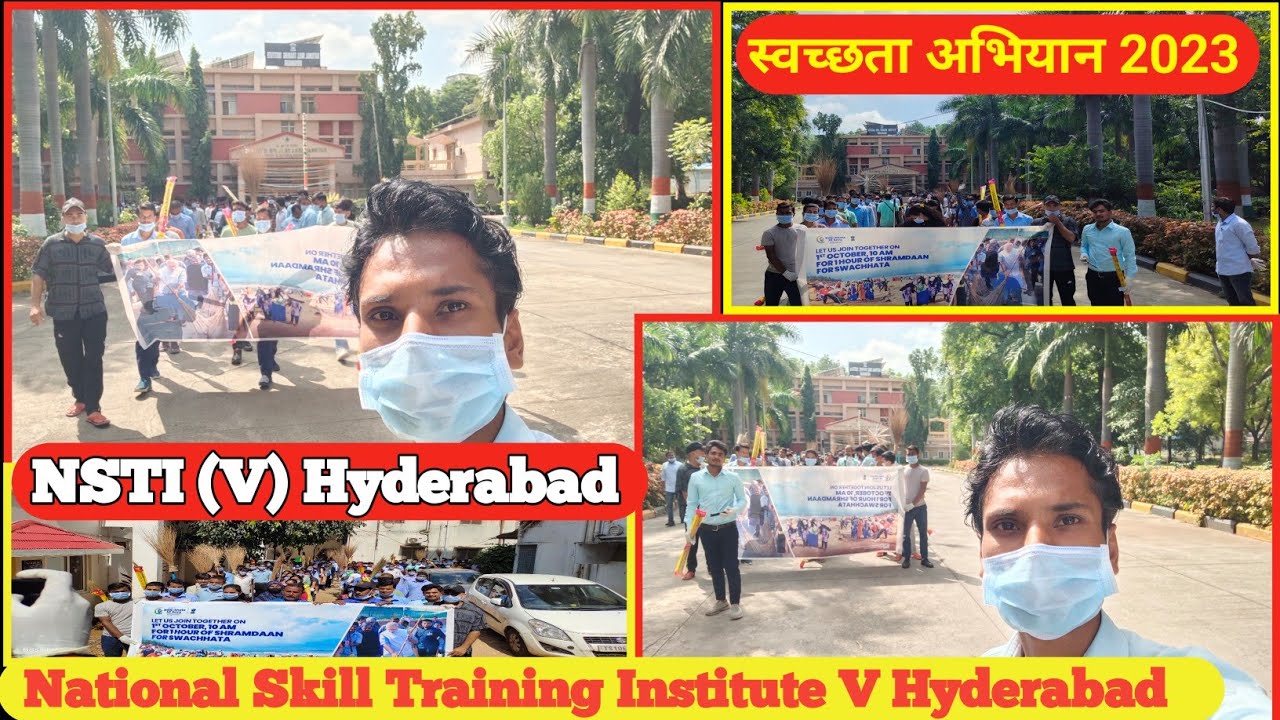 NSTI V Hyderabad || स्वच्छता अभियान || National Skill Training ...