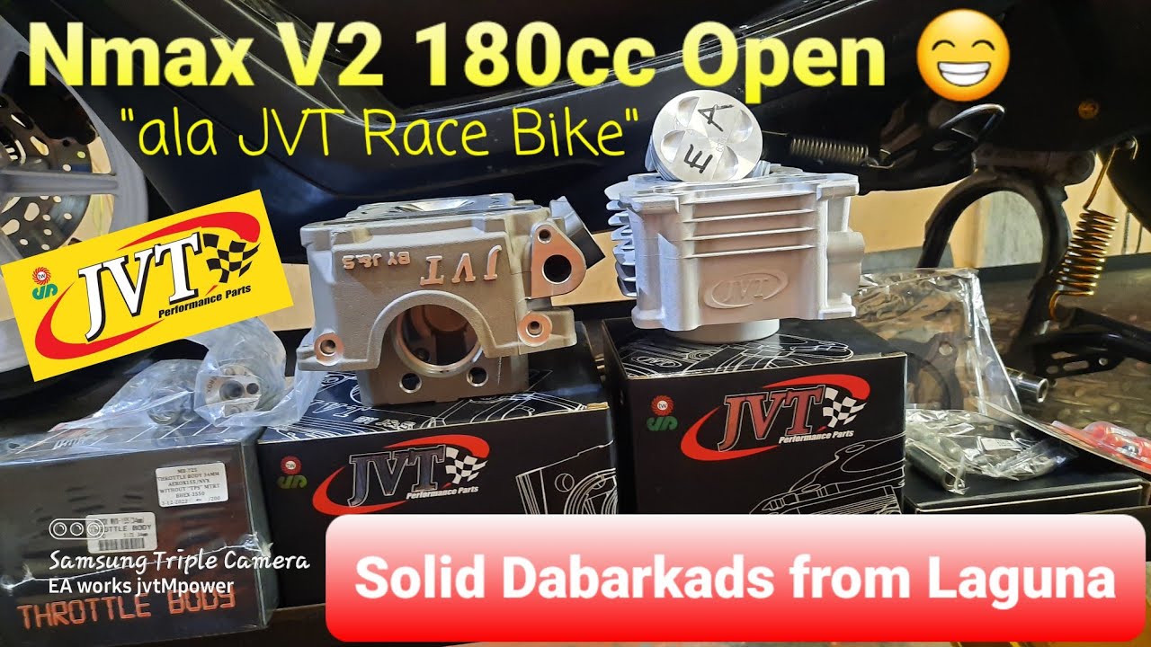 JVT Head & JVT Block 63mm Combo 180cc open - YouTube