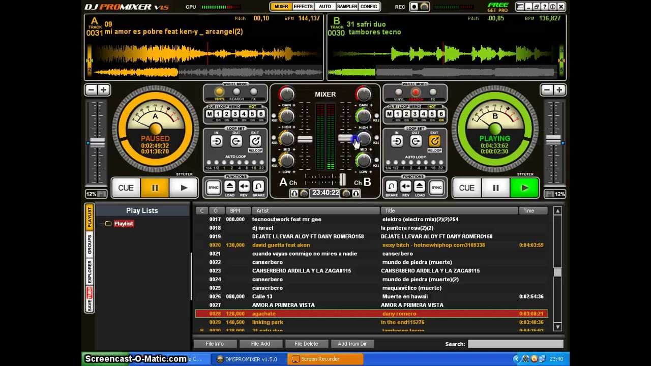 demostracion de dj ProMixer - YouTube