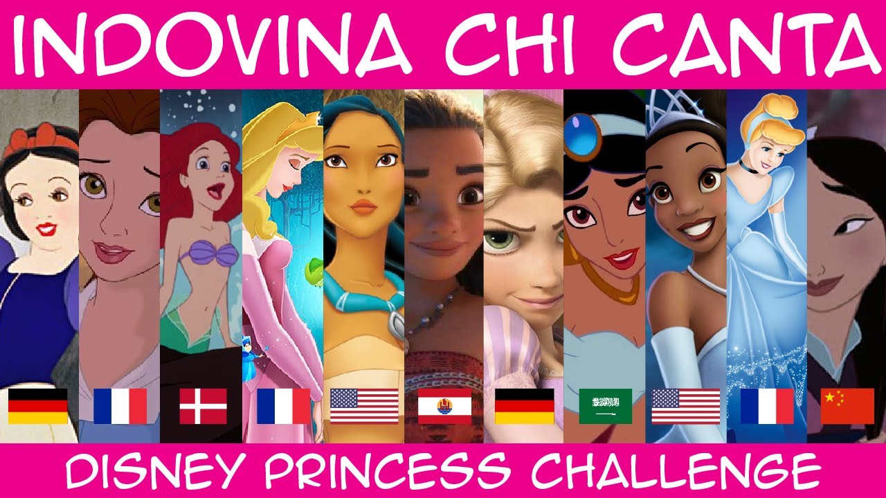 🌟 INDOVINA Le Principesse Disney che Cantano nella Loro Lingua ...