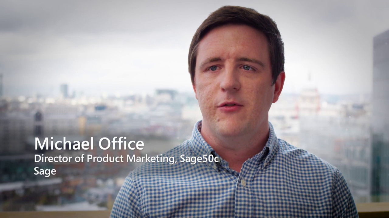 Microsoft & Sage Partnership. Sage50c with Ofice365 - YouTube