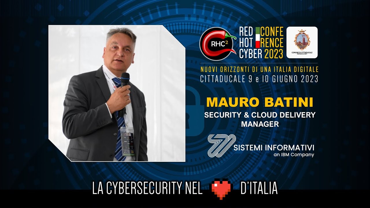 RHC Conference 2023 - Mauro Batini: Sistemi informativi - YouTube