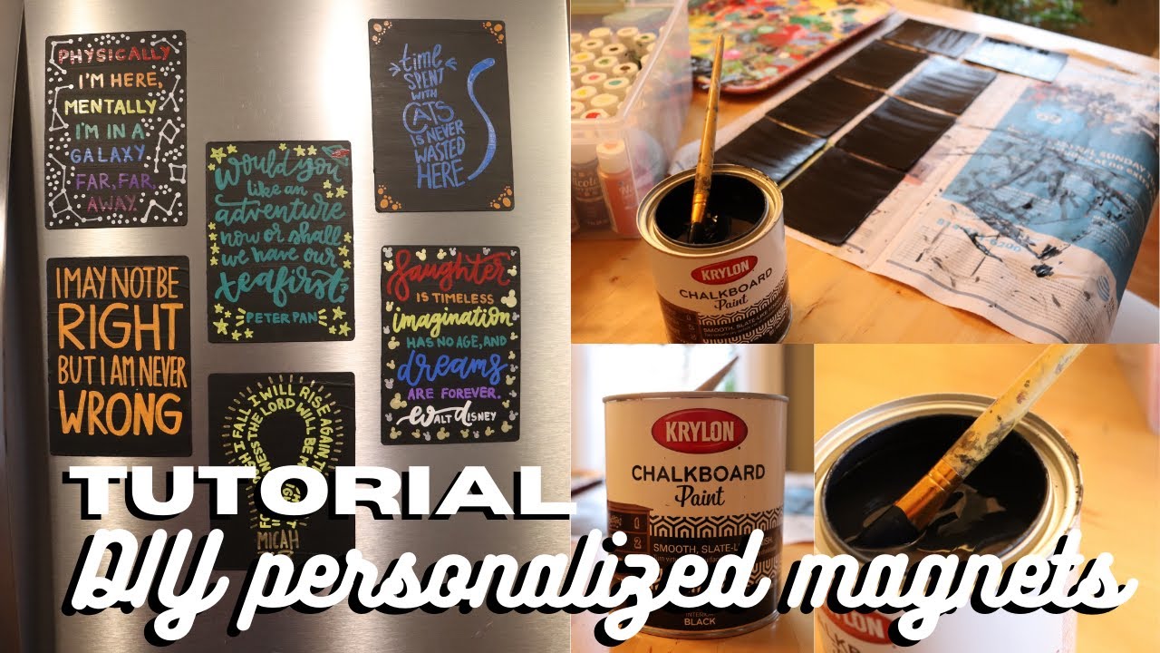 DIY Personalized Magnets Tutorial // Episode 123 - YouTube