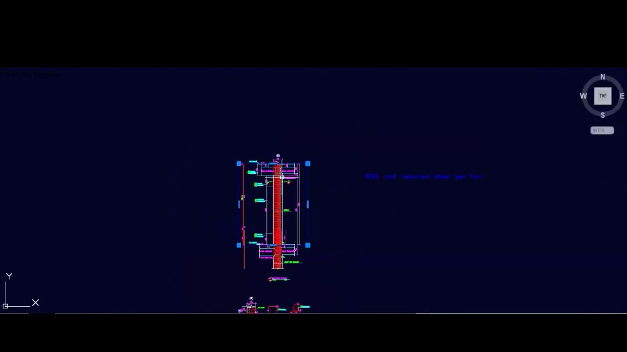 04 Columns shop drawing column task - YouTube