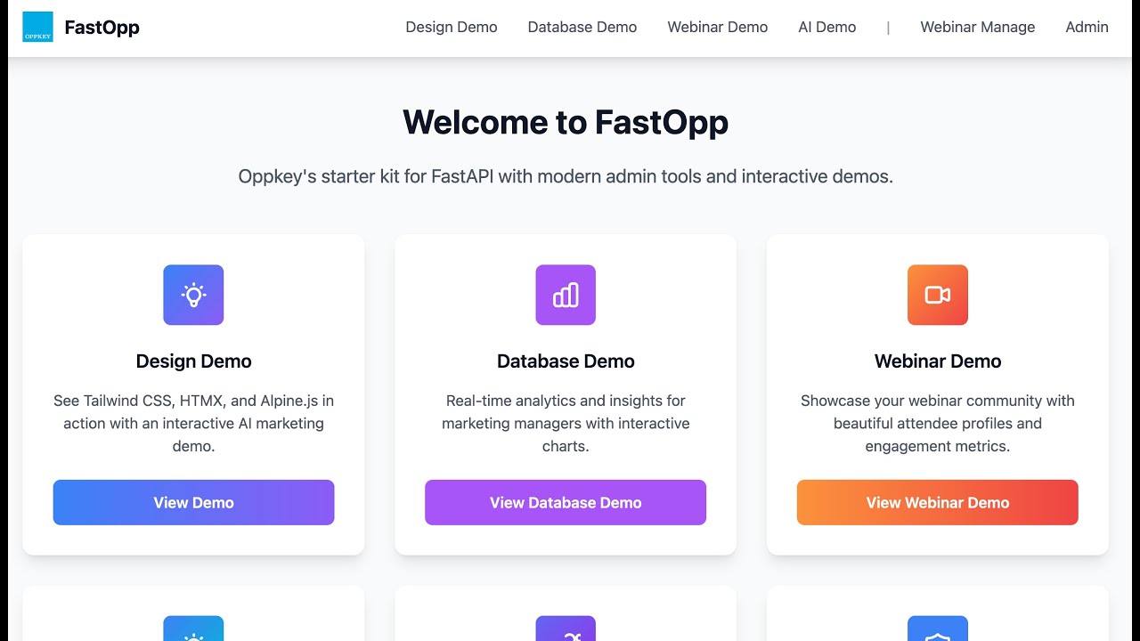 FastAPI for AI LLM Apps with SQLAdmin, SQLModel - Quickstart Template ...