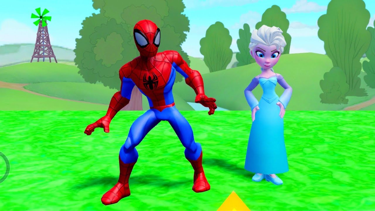 Frozen 2 Ice Queen Elsa (Snow Queen) vs Spiderman Street Prank | A ...