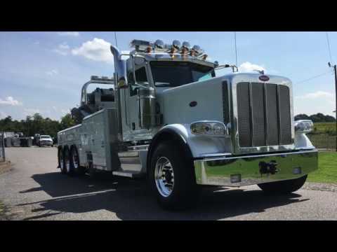 2018 Peterbilt 389 with Century 1150 Rotator - YouTube