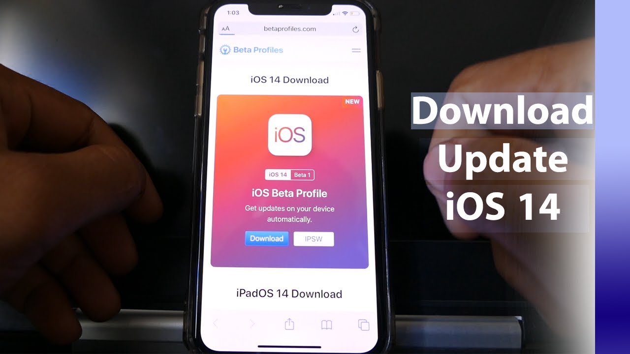 How to Download and Update iOS 14 Beta - YouTube