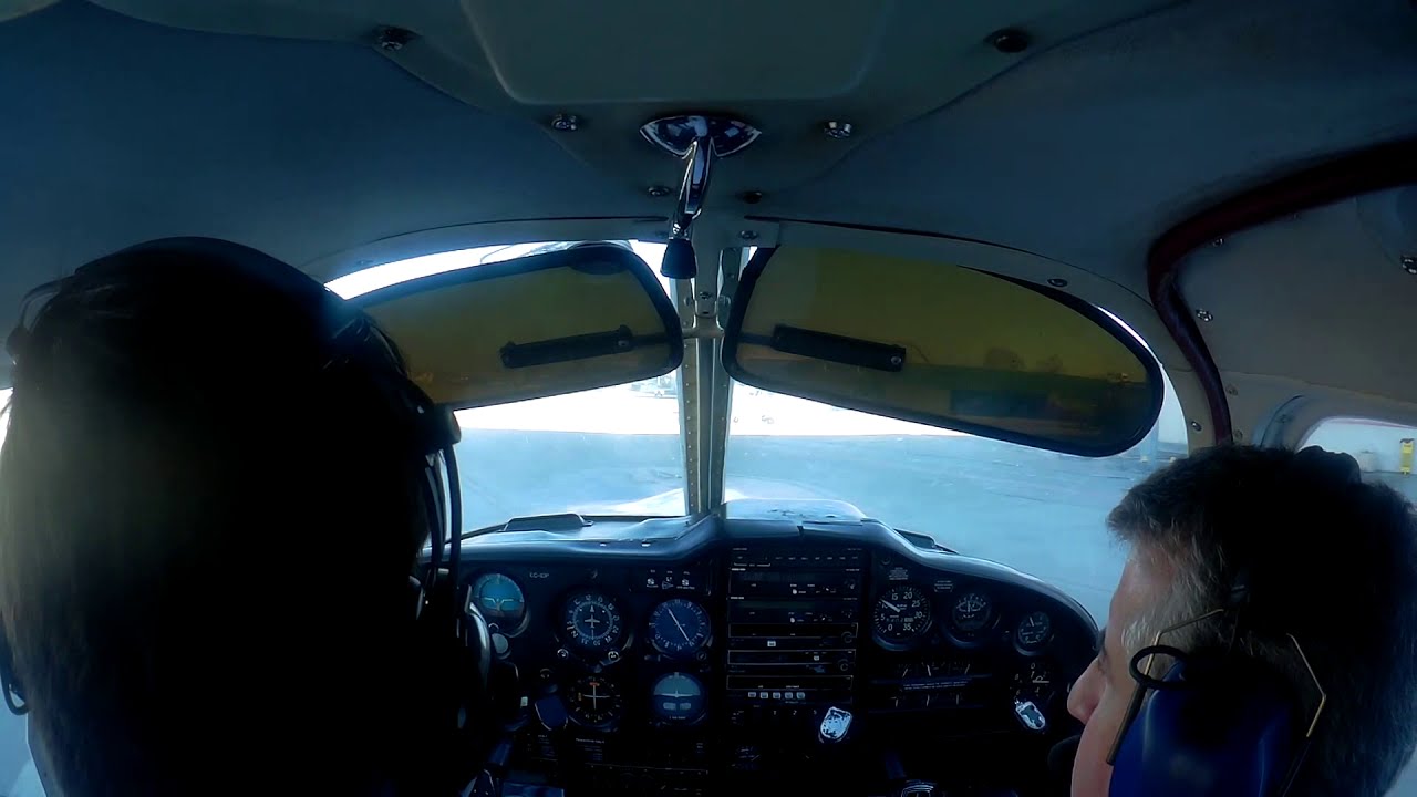 ULTIMATE COCKPIT VIEW Visual LANDING Piper PA28 || [FULLHD] - YouTube
