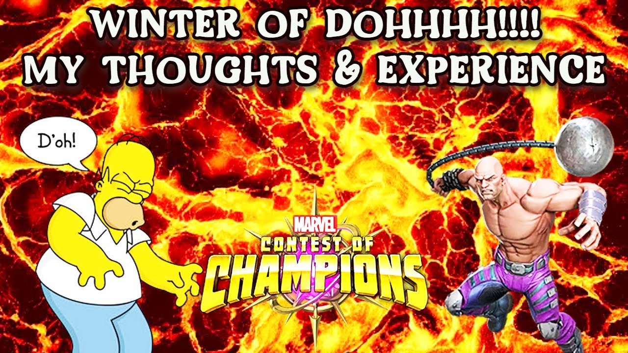 Winter Of DOHHH!!! My Thoughts & Experience #mcoc #contestofchampions ...