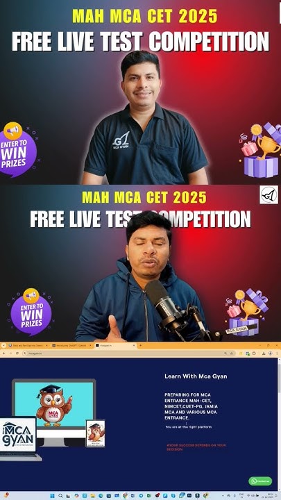 Join the Free Live Test Competition by MCA GYAN for MAH MCA CET 2025! 🚀 ...
