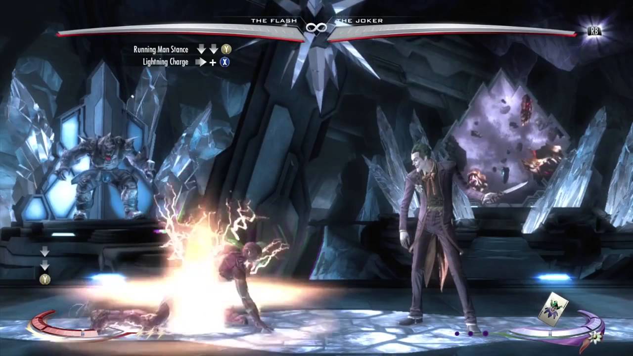 Injustice: Gods Among Us | The Flash | All Special Moves, Meter Burns ...