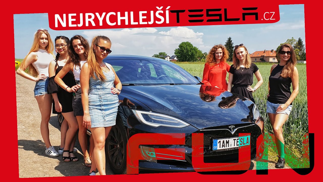 Hot Girls Tesla Launch Reaction Compilation Youtube