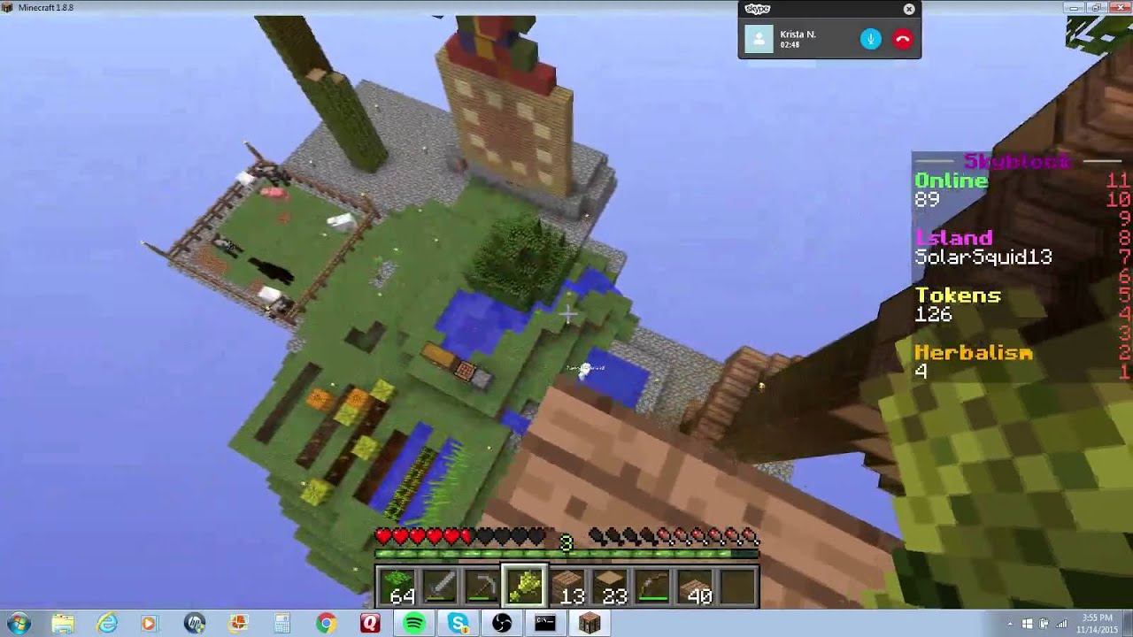 Minecraft-Skyblock ep5- House Building - YouTube