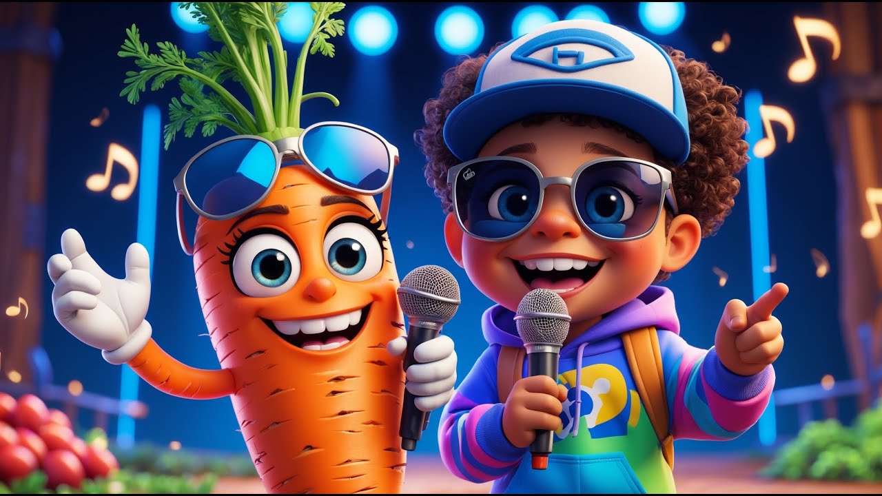 Carrot Rap 🥕🎤 Health in Rhythm 🎵 For Little Ones - YouTube