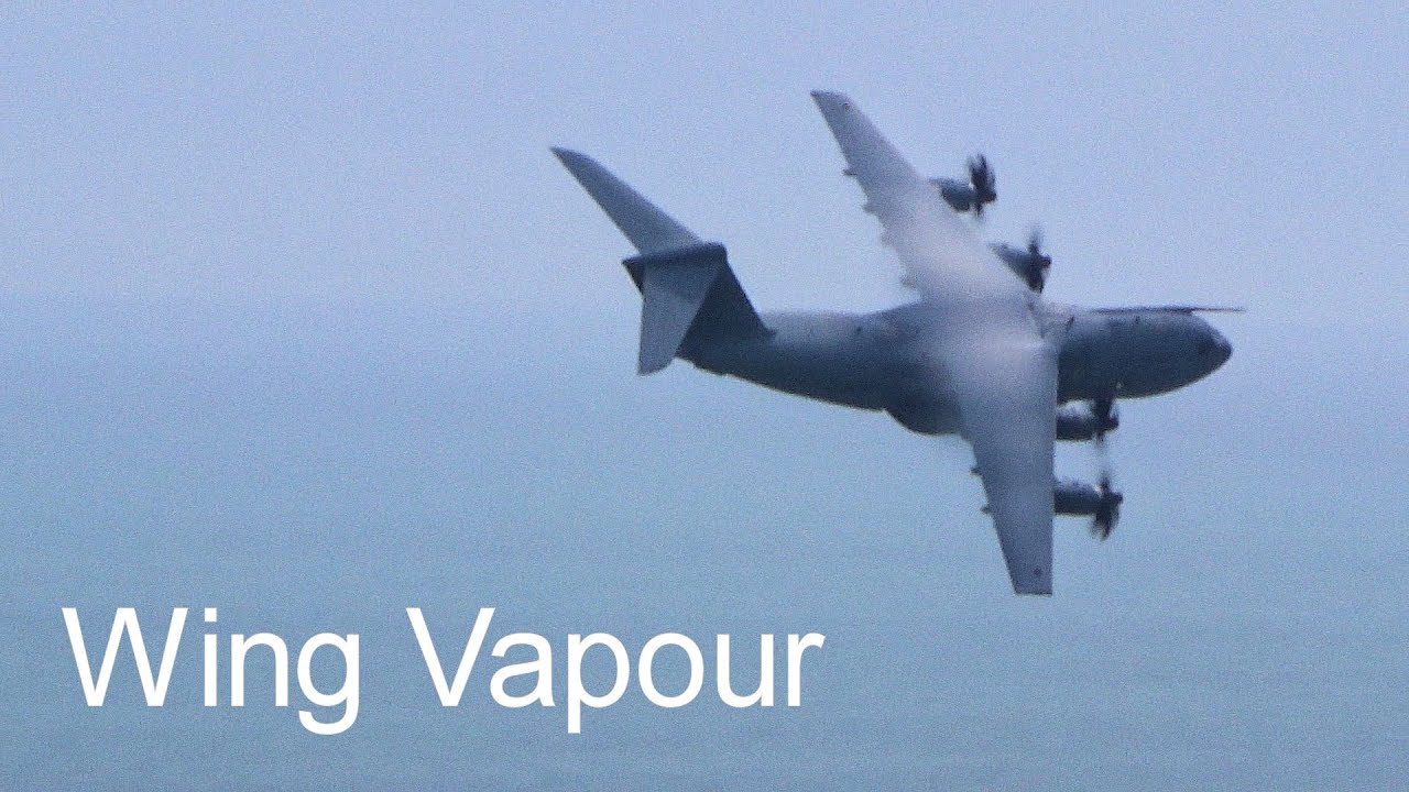 RAF A400 ZM409 Beachy Head Cliffs Flypast Eastbourne Airshow - YouTube