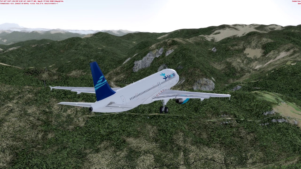 Paro, Bhutan -- Approach in A320 using Prepar3D V4 - YouTube