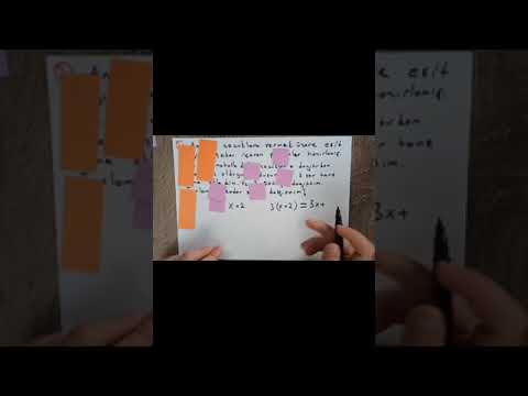 Cebirsel ifadelerde işlemleri cebir karolarıyla modelleme