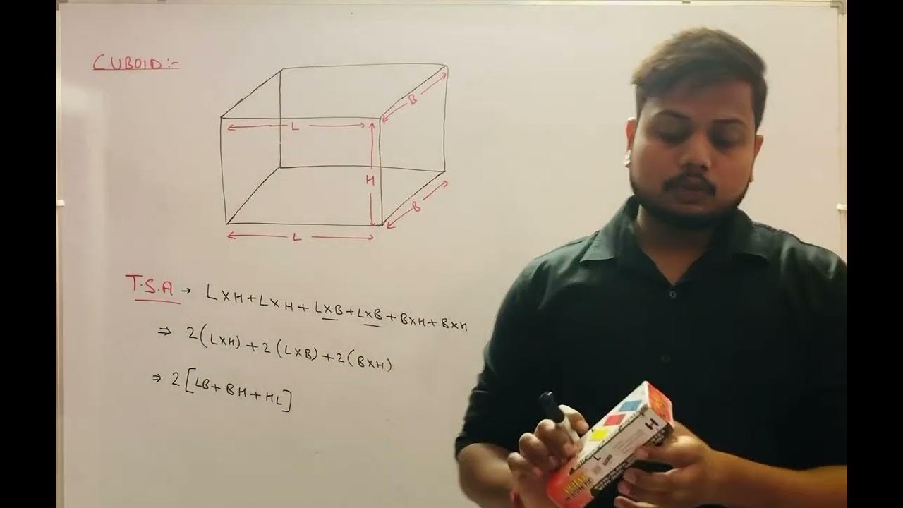 Cuboid TSA Formula Class 9 & 10 - YouTube