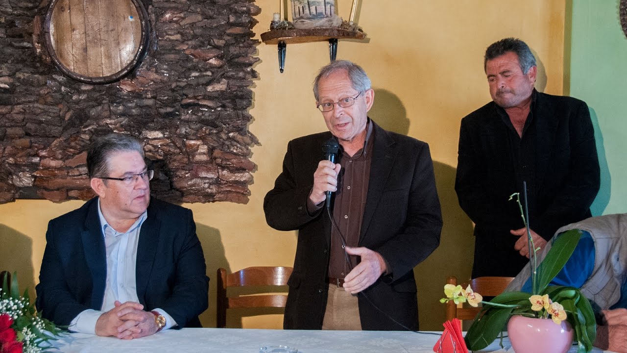 ΣΥΝΑΝΤΗΣΗ Δ. ΚΟΥΤΣΟΥΜΠΑ ΜΕ ΚΑΤΟΙΚΟΥΣ ΑΓΙΩΝ ΘΕΟΔΩΡΩΝ ΛΕΧΑΙΝΩΝ - YouTube