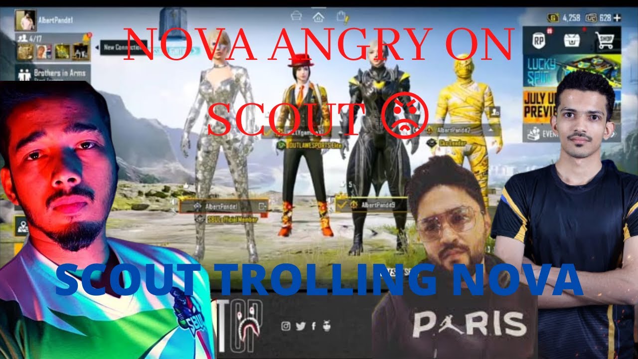 NOVA ANGRY ON SCOUT DURING RANK PUSH😡 | SCOUT TROLLING NOVA 😂 | BGMI ...