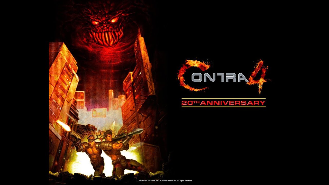 Contra 4 [Nintendo DS] - No Death Run, Hard Difficulty - YouTube