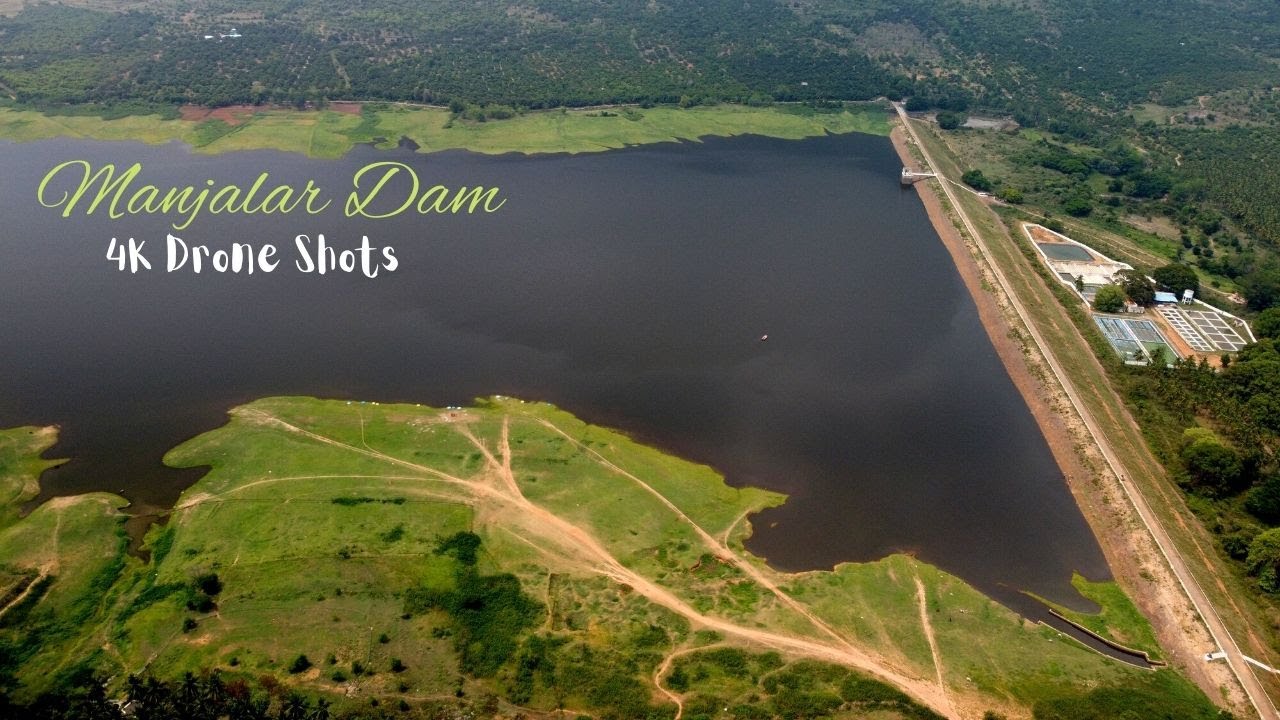 Manjalar Dam | 4k Drone Shot | Aerial Drone Shot - YouTube