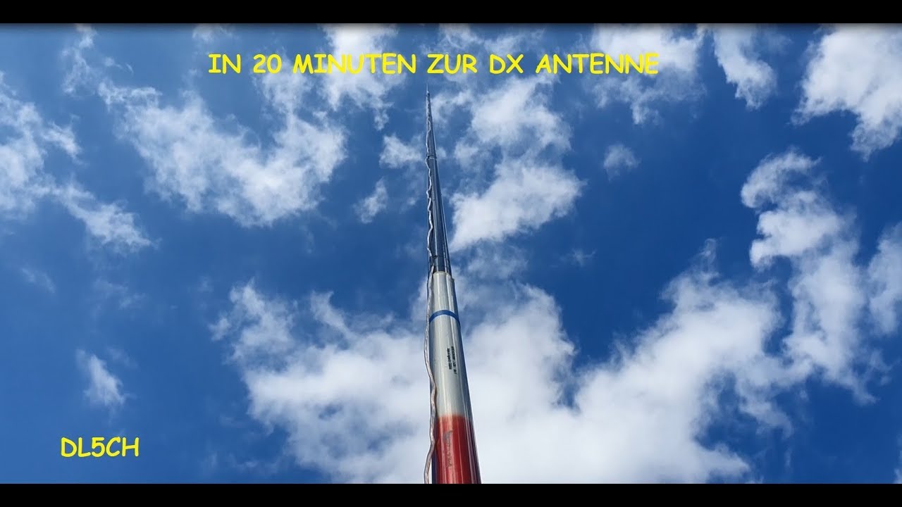 Vertikale DX Antenne in 20 Minuten selbstgebaut [DIY DX-ANTENNA IN ...