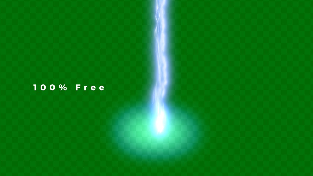 Electric Effect Green Screen Stock Footage - YouTube