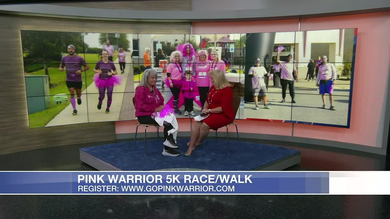 Midday Interview: Pink Warrior 5K Race/Walk - YouTube