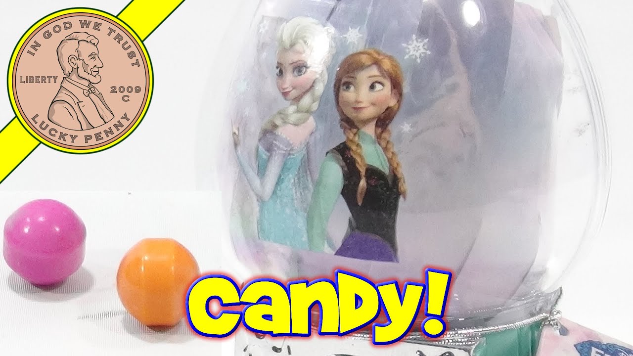Disney's Frozen Elsa & Anna Candy Bank Dispenser - YouTube