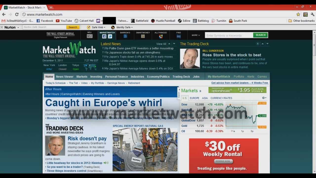 Learn How to Trade in the Stock Market - www.MarketWatch.com - YouTube