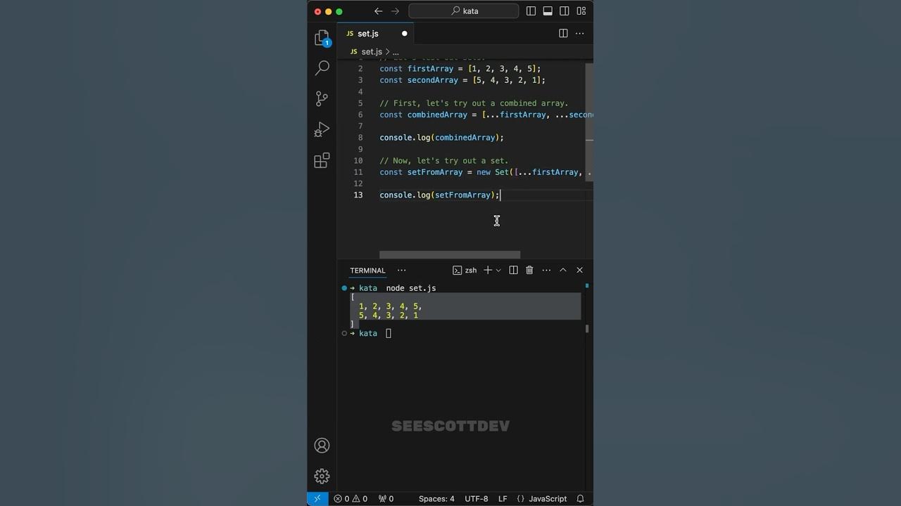 Stop Using Arrays For Unique Values In Javascript Javascript Advancedjavascript Coding Js