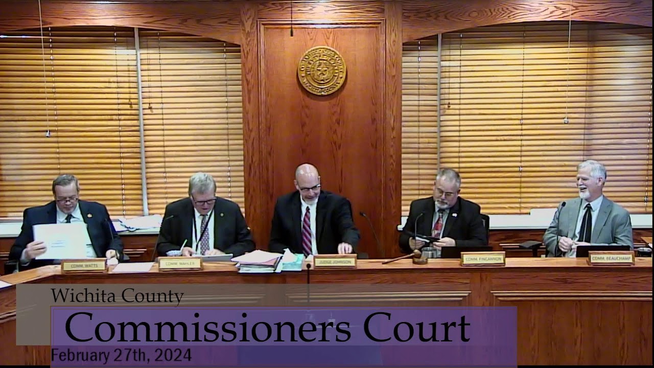 Commissioners Court Videos | Wichita County