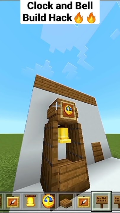 Clock Bell Build Hack 🔥🔥🔥🔥🔥 Shorts Youtubeshorts Shortsclip Shortscraft Youtube
