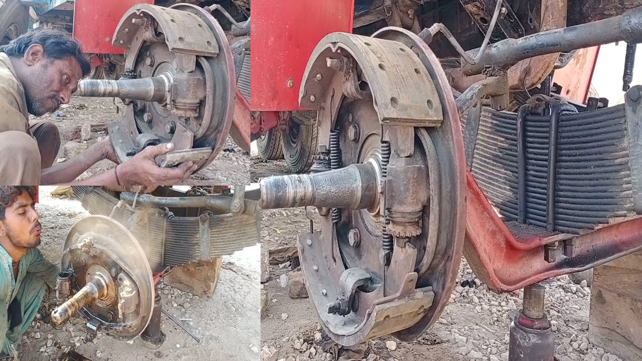 How to Cleaning Old Truck Wheel Hub | Pakistani truck Local Workshop ...