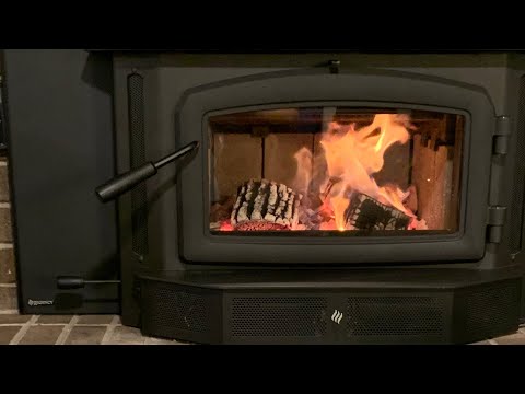 Regency i2500 Wood burning insert. First-time wood stove owner gives a ...