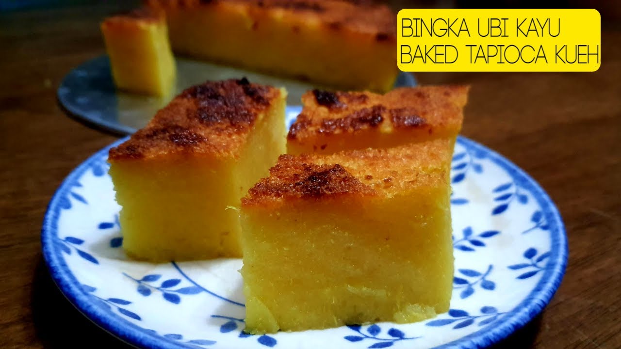 0% Fail! Bingka Ubi Kayu | Nyonya Baked Cassava Cake | Nyonya Baked ...