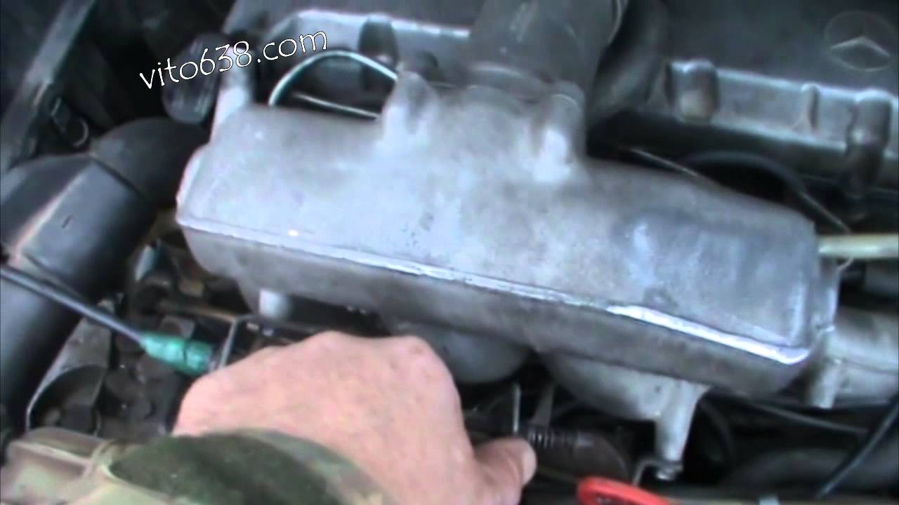 Sound of the diesel atmospheric engine OM601 Vito 638 Mercedes - YouTube