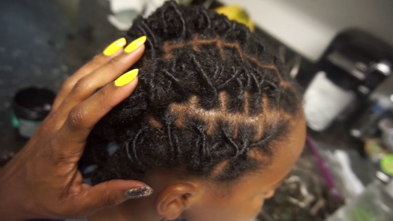 Retwist And Loc Style / Kids With Locs - YouTube