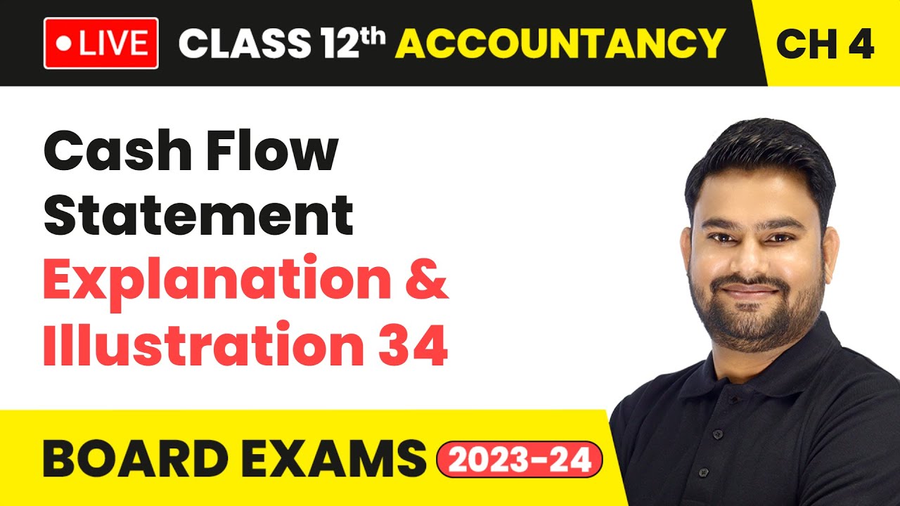 Cash Flow Statement - Explanation and Illustration 34 | Class 12 ...