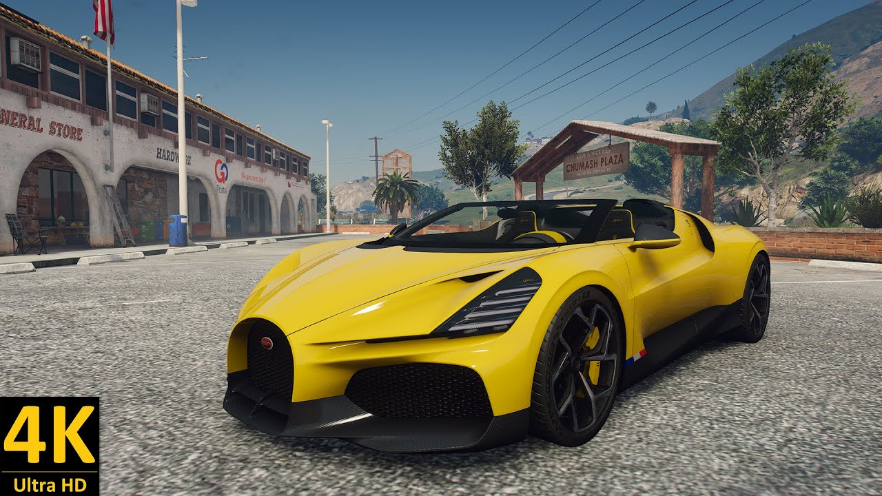 Bugatti Mistral W16 2023 [Add-On] - GTA 5 Cars - 4K Ultra Realistic ...
