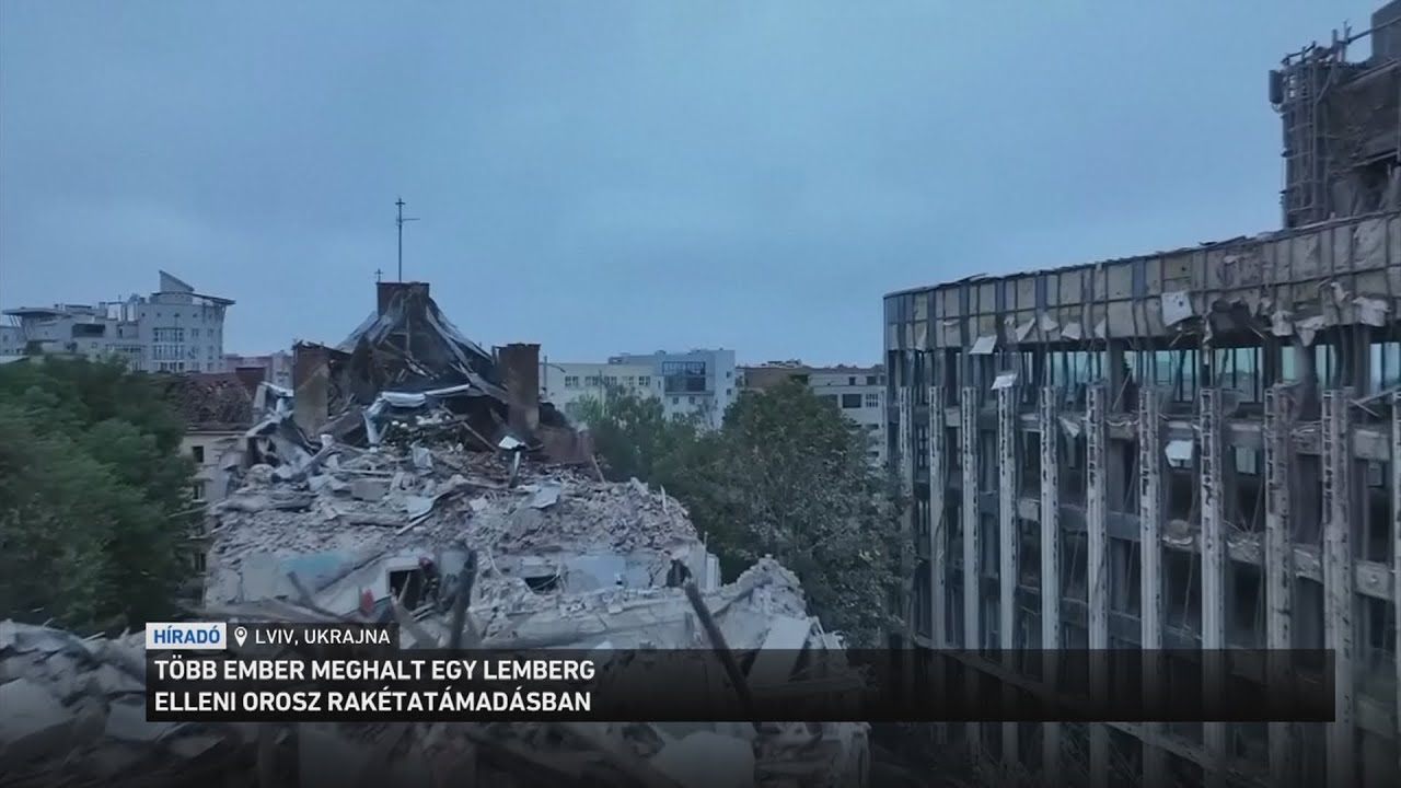 Több ember meghalt egy Lemberg elleni orosz rakétatámadásban - YouTube