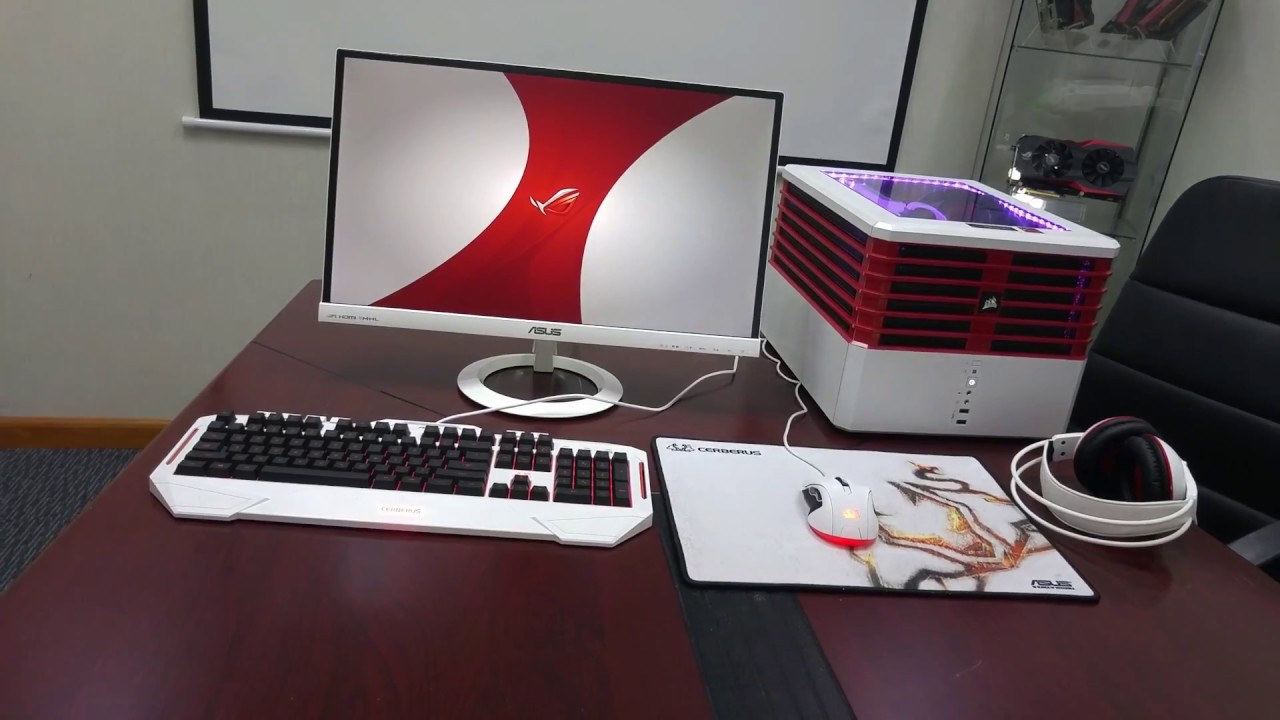 ROG Blood Snow PC Build - YouTube