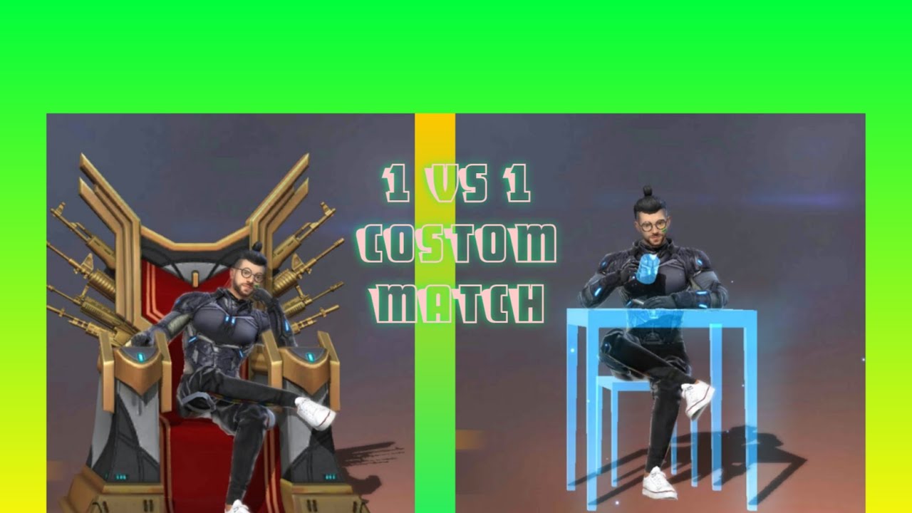 PLAYING FREE FIRE ROOM 1 vs 1 ️😎😎 - YouTube