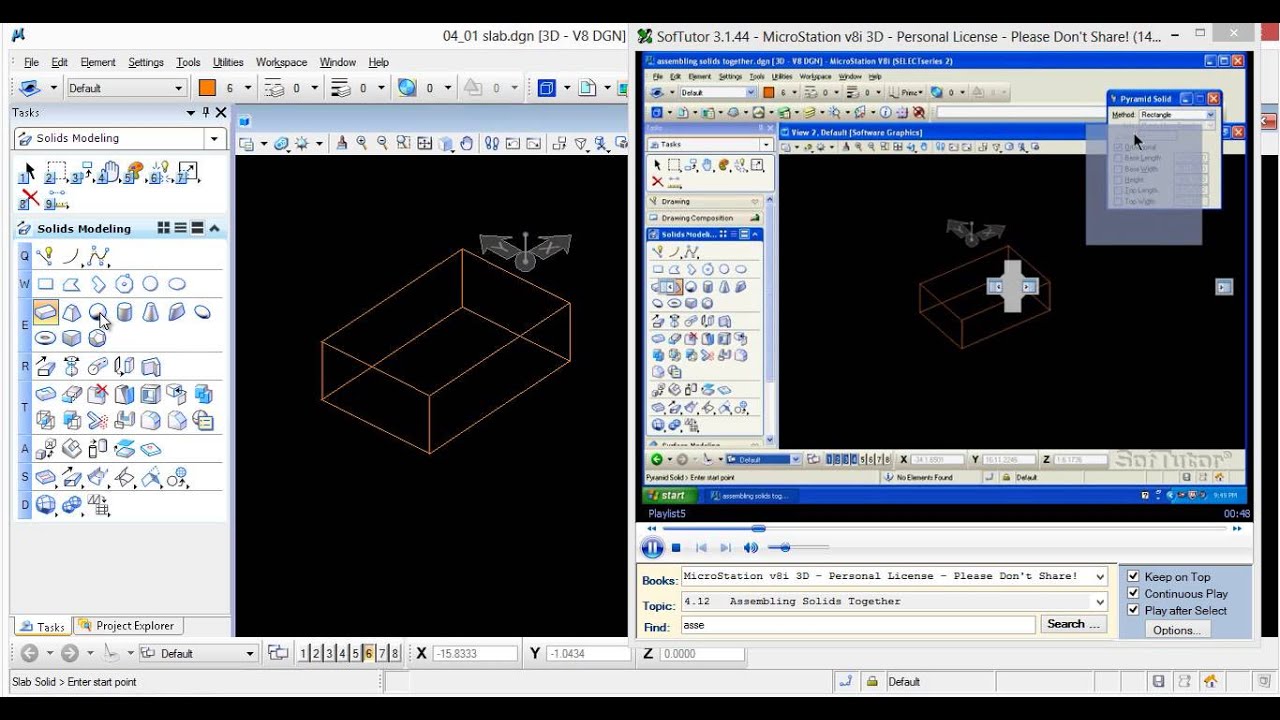 SofTutor is the fastest way to learn MicroStation v8i 3D - Epic Version ...