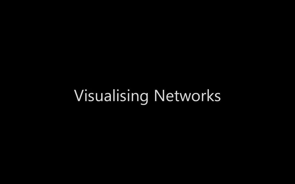 Visualising Networks - YouTube